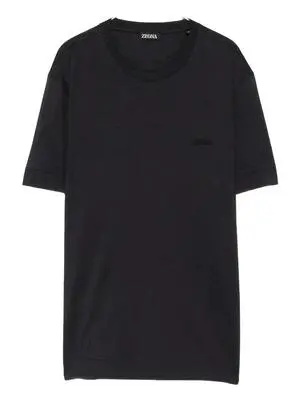 Zegna Grey T-shirts & Vests T-shirts - Gray
