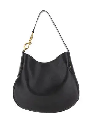 Mulberry Calf Leather Shoulder Bag - Black
