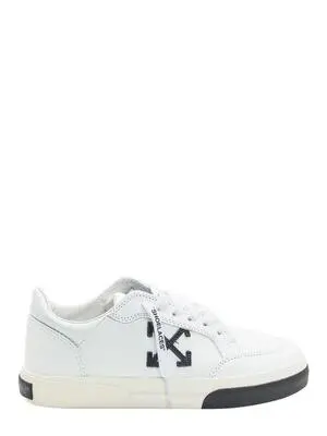 Off-White Low Top Sneakers With Signature Arrows Motif - White
