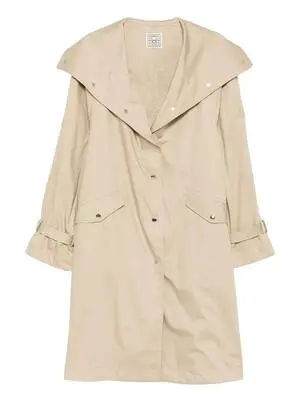 TOTEME Cotton Trench Coat - Cream