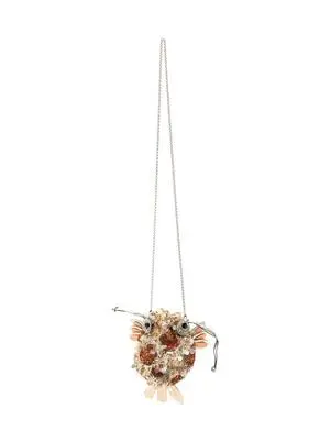 ANYA HINDMARCH Embellished Fish Clutch Bag - Gold