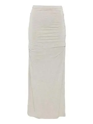 TOTEME Asymmetric Draped Skirt - Gray
