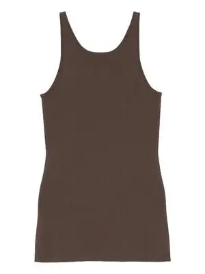 TOTEME Ribbed Tank Top - Brown