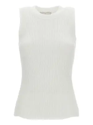 Sportmax Ribbed Cotton Tank Top - Multicolor