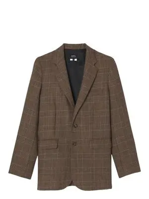 A.P.C. A.P.C. Annie Blazer In Check Pattern