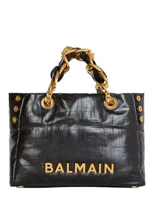 Balmain 1945 Small Leather Tote Bag - Multicolor