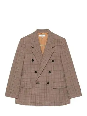 Chloé Wool Double-breasted Jacket - Multicolor