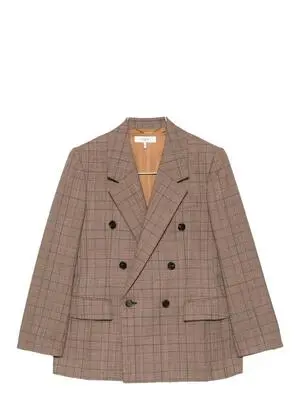 Chloé Wool Double-breasted Jacket - Multicolor