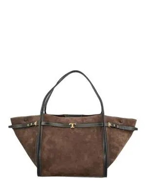TOD'S Timeless Medium Leather Tote Bag - Multicolor