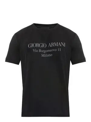 Giorgio Armani Cotton T-shirt - Black