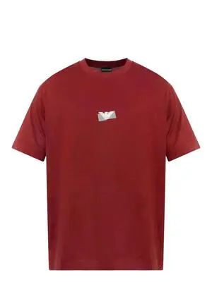 Emporio Armani Logo-print T-shirt - Red