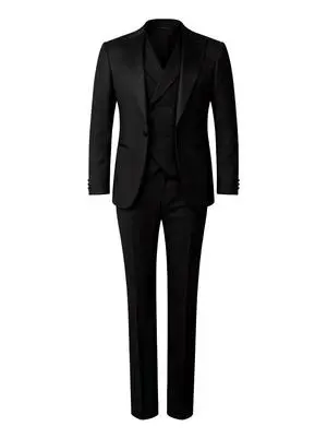 FRANZESE COLLECTION Beckham Three-piece Suit - Black