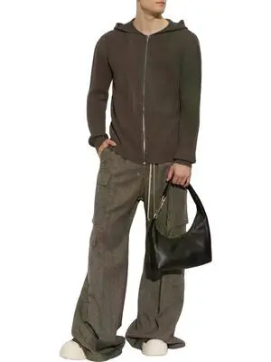 Rick Owens Wool Cardigan - Brown
