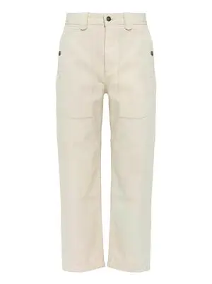 MARANT ETOILE Ermina Straight-leg Jeans - Neutrals