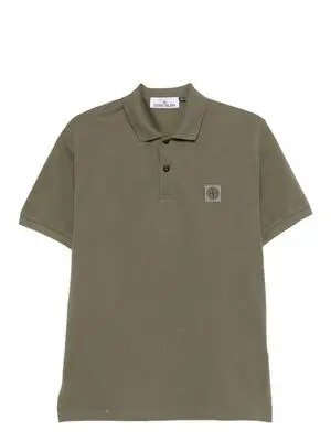 Stone Island Stone Island Men Logo Cotton Polo Shirt Multicolor