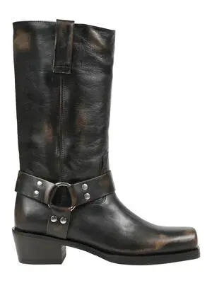 Paris Texas Roxy Leather Boots - Multicolor