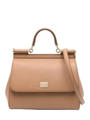 Dolce & Gabbana DOLCE & GABBANA Sicily Large Leather Handbag Multicolor