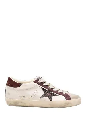 GOLDEN GOOSE Super-star Leather Sneakers - Multicolor