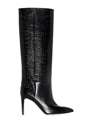 Paris Texas Stiletto Leather Boots - Multicolor