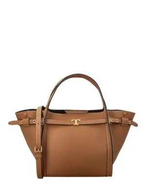 TOD'S Timeless Small Leather Tote Bag - Multicolor