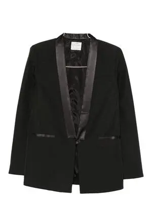 FORTE_FORTE Wool Blend Smoking Jacket - Multicolor