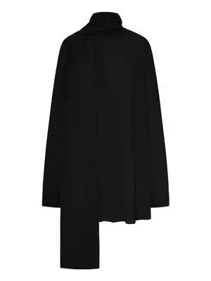 TOTEME Draped Scarf Blouse - Multicolor