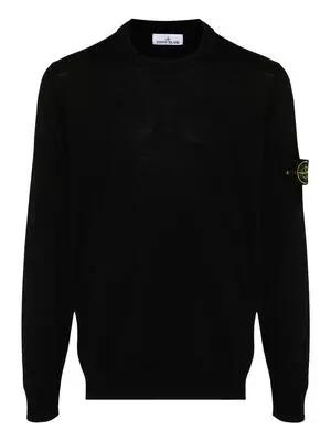 Stone Island Virgin Wool Crewneck Sweater - Multicolor