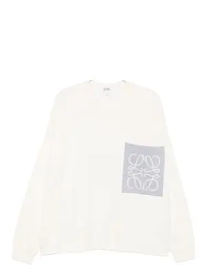 Loewe Anagram Cotton Sweater - Multicolor
