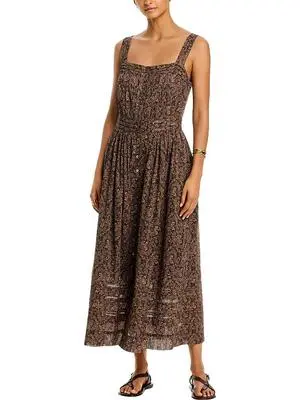 Paige Temecula Maxi Dress - Dark Brown Multi