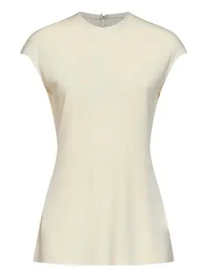 TOTEME Ecru Fluid Jersey Cap Sleeve Top - Multicolor