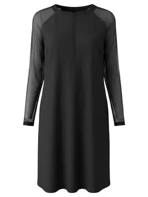 SNIDER Snider Umbra Dress With Sheer Sleeves
