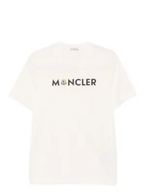 Moncler Logo Cotton T-shirt - Multicolor