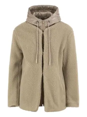 Herno Teddy Jacket With Padded Hood - Multicolor
