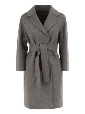 MAX MARA S MAX MARA Arona Virgin Wool Belted Coat