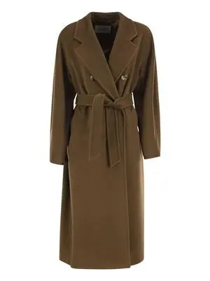 Max Mara Madame Virgin Wool And Cashmere Coat - Brown