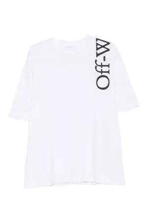 Off-White Vertical Bookish Skate Cotton T-shirt - Multicolor