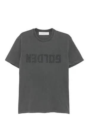 GOLDEN GOOSE Logo Cotton T-shirt - Multicolor