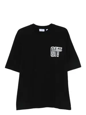 Off-White Motion Arrow Skate Cotton T-shirt - Multicolor