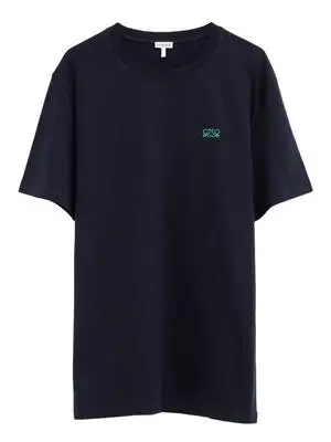 Loewe Loewe Men Anagram Cotton T-Shirt Multicolor