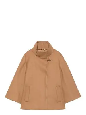 FAY Wool And Cashmere Cape - Multicolor