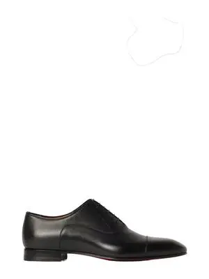 CHRISTIAN LOUBOUTIN Brogue Shoes Cap Toe Oxford - Black