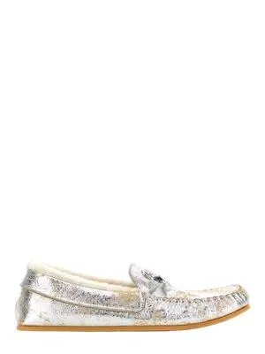 Gucci Lambskin Loafer - Silver
