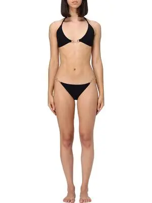 Gucci Bikini With Metal Chain Detail - Black