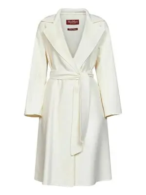 Max Mara MAX MARA STUDIO Long Wrap Coat Multicolor
