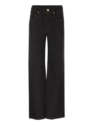 Brunello Cucinelli Wide-leg Cotton Denim Jeans - Multicolor