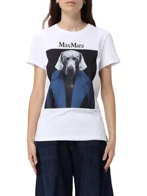 Max Mara Max Mara Graphic Print T-Shirt Multicolor