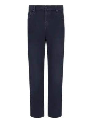 7 For All Mankind Straight-leg Jeans - Black