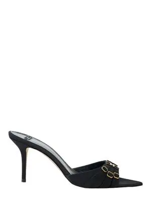 Elisabetta Franchi High-heeled Sandals With Buckle Detailing - Black