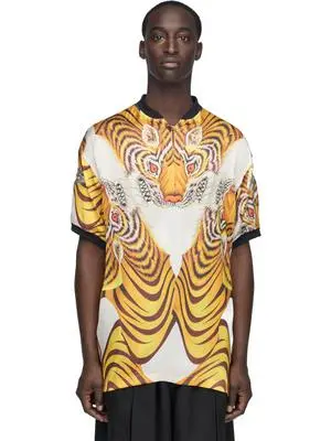 Adidas Y-3 Satin Graphic Jersey - Multicolor