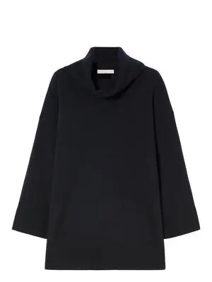 Marina Rinaldi Cashmere Roll-neck Sweater - Navy